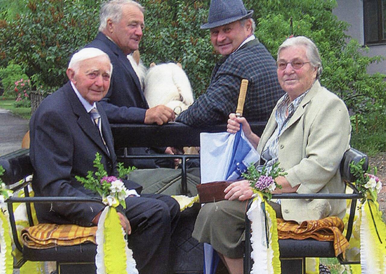Diamantenhochzeit Leopold und Hermine Lippert